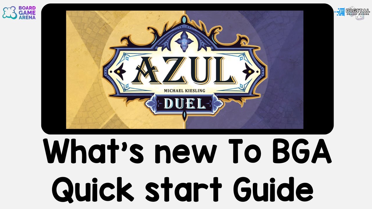 What's new to BGA. Azul Duel - Quick Start Guide on Board Game Arena ...