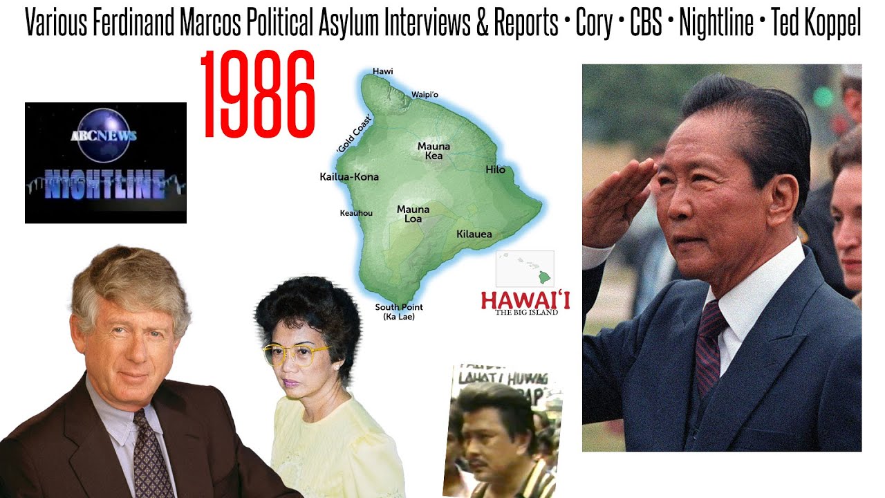 VHS - 1986 • Ferdinand Marcos Political Asylum Interviews & Reports ...
