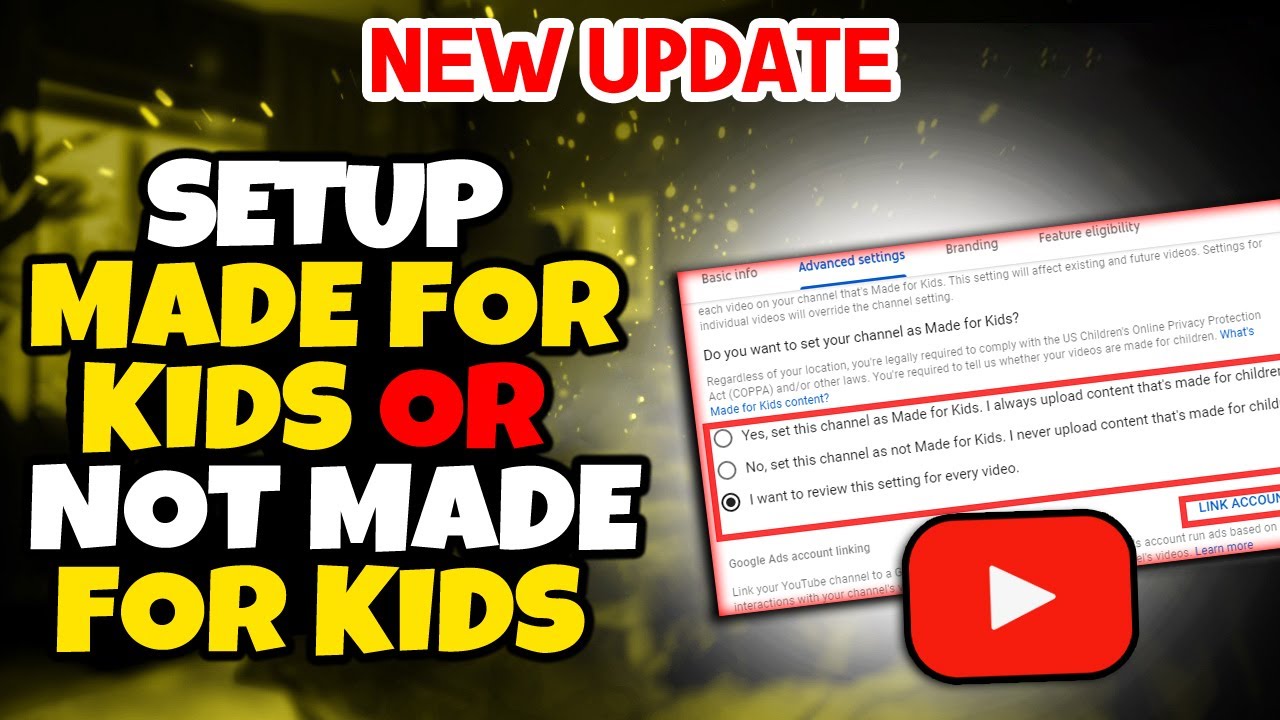 How to Set YouTube Channel as Made for Kids, Not Made for Kids | Kids ...