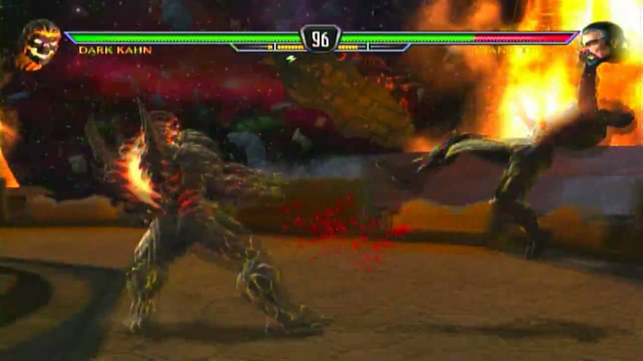 Dark Kahn 50% Wall Combo MK vs DC - YouTube