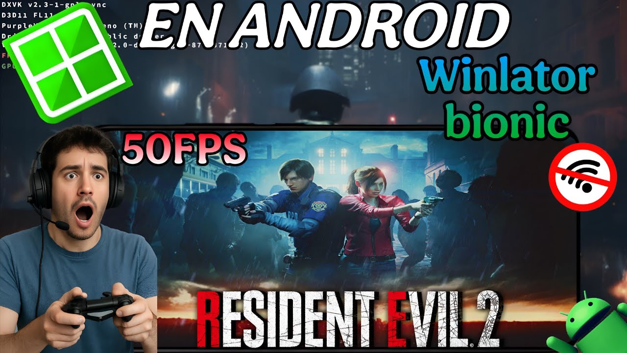 Resident Evil 2 remake android ¡Winlator bionic 1.5.2 re2 remake 50fps ...