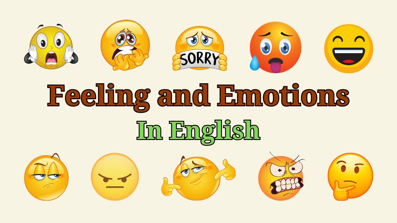 List of Feeling and Emotions Vocabulary in English in 6 Minutes| CẢm ...