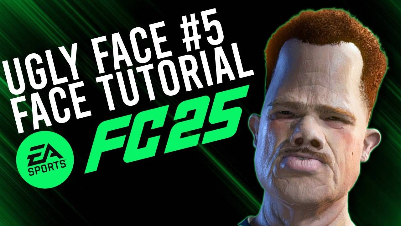 EA FC 25 | UGLY FACE # 5 Pro Clubs & Career Mode Face Creation - YouTube