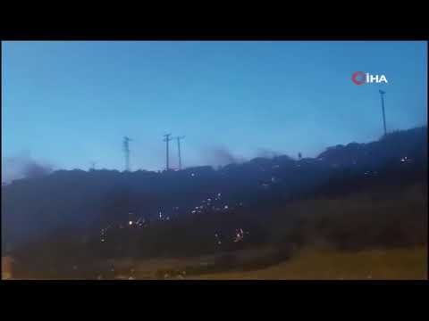 Didim’de yangın