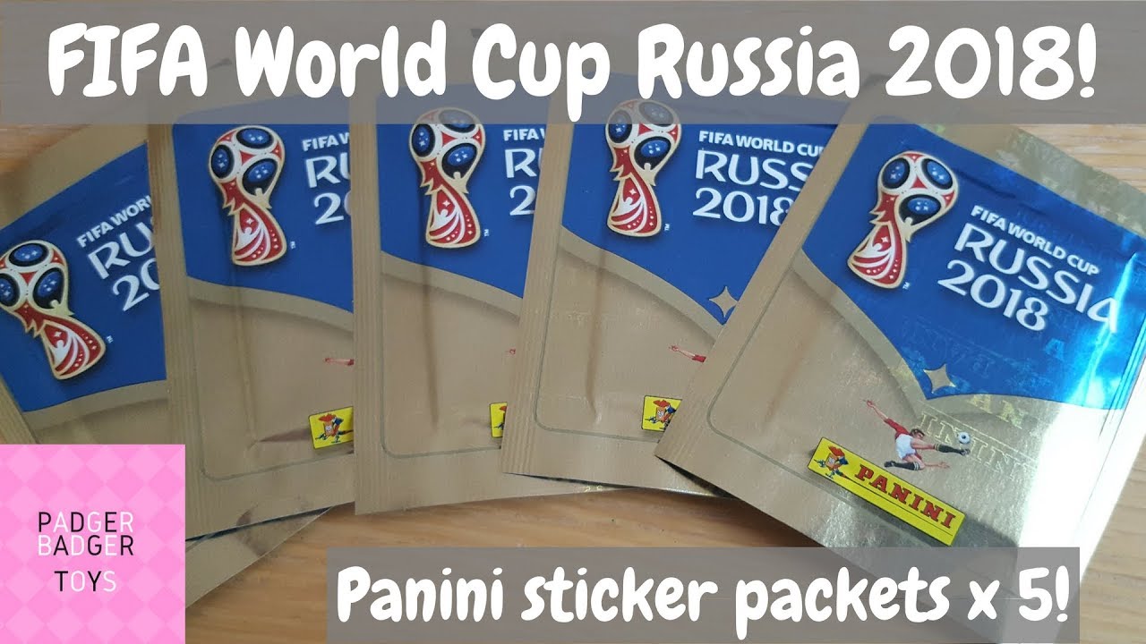 Panini FIFA World Cup Russia 2018 sticker album #2 opening 5 x packets ...