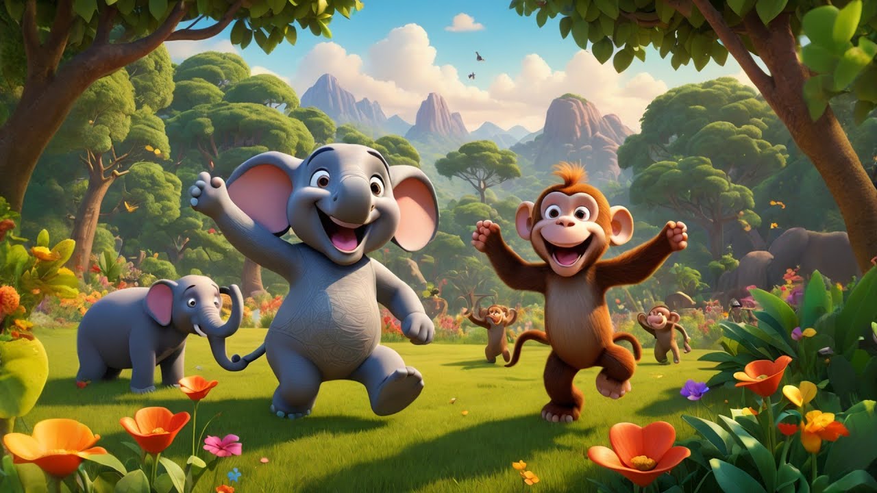 THE FUNNY LITTLE ELEPHANT ||CHU CHU KIDDOS||KIDSPOEM||KIDSSONG - YouTube