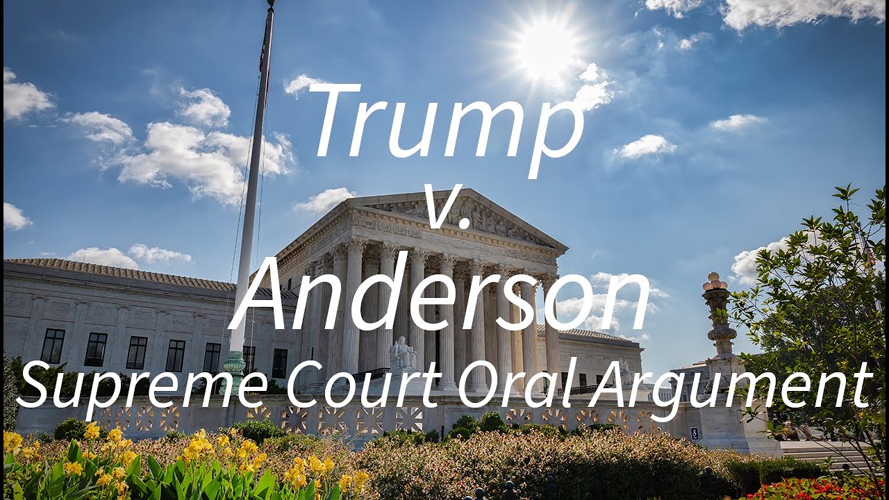 SCOTUS argument: Trump v. Anderson - YouTube