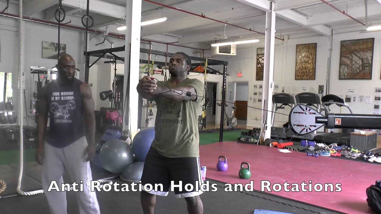 Core Rotation and Anti Rotation Exercises - YouTube