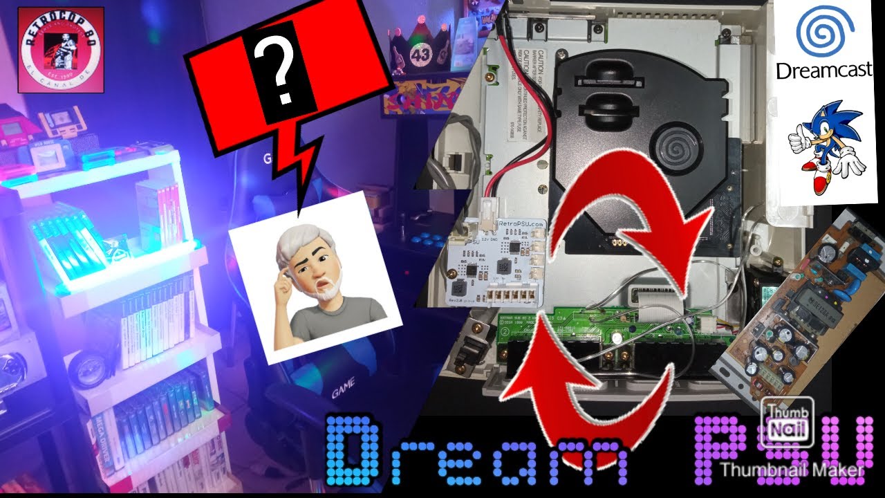 Brico - Dreamcast (mod): Instalando el "Dream PSU" ¡Menos fuego, más ...