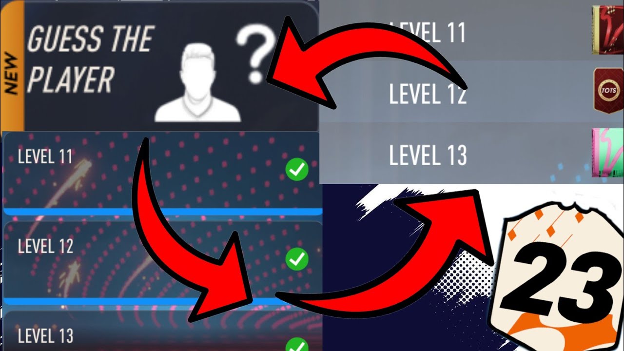 Guess the Player solutions Level 11-13 in Smoq Games 23! [Packopener for fut 23] - YouTube