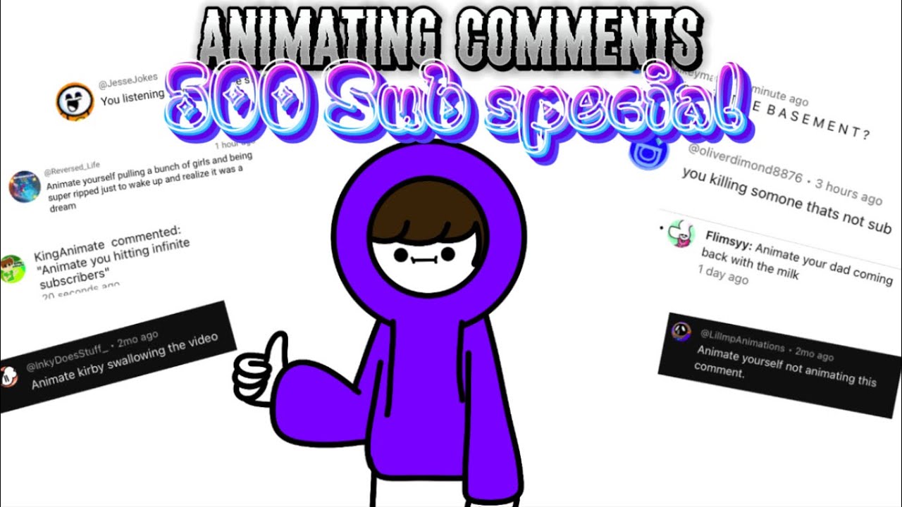 Animating YOUR Comments! - YouTube