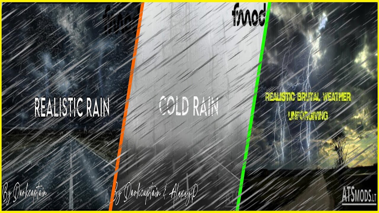 Realistic Weather Mods Comparison for ATS 1.41 | ATS Mods - YouTube