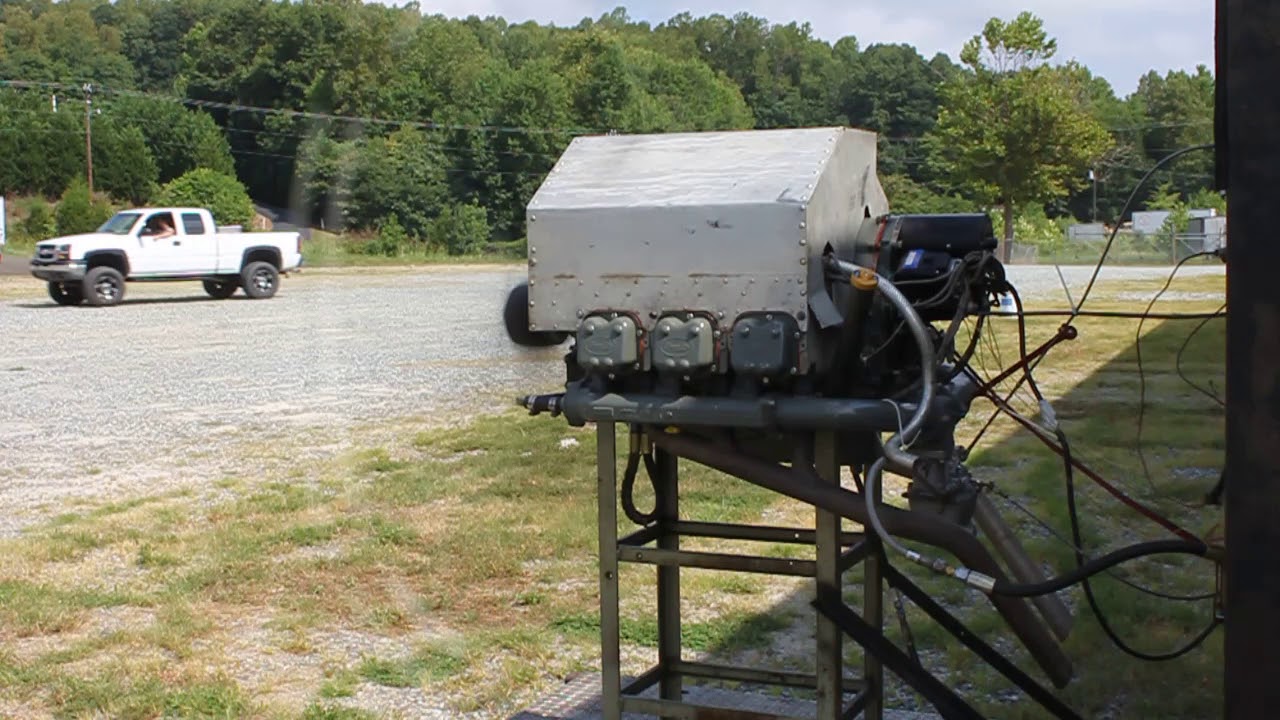 DY's Franklin 220 Engine Test Run - YouTube