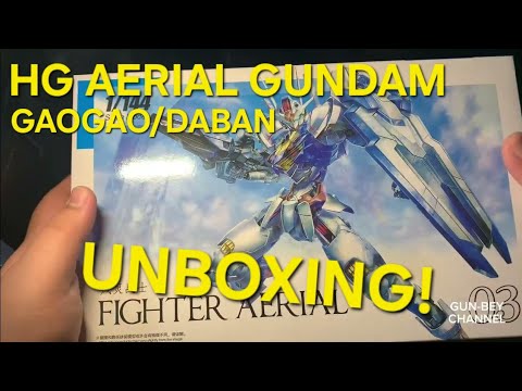 UNBOXING: HG 1/144 AERIAL FIGHTER DABAN/TTHONGLI - YouTube