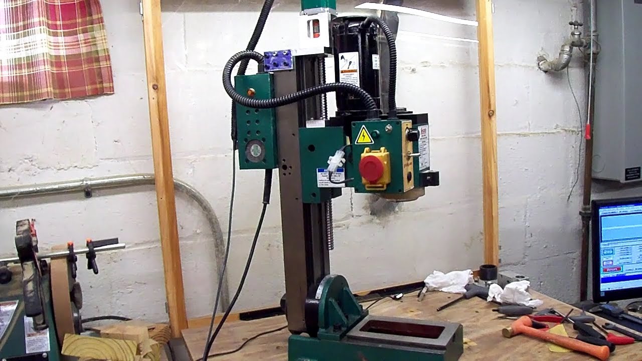 CNC mini mill Z axis rebuild conclusion - YouTube