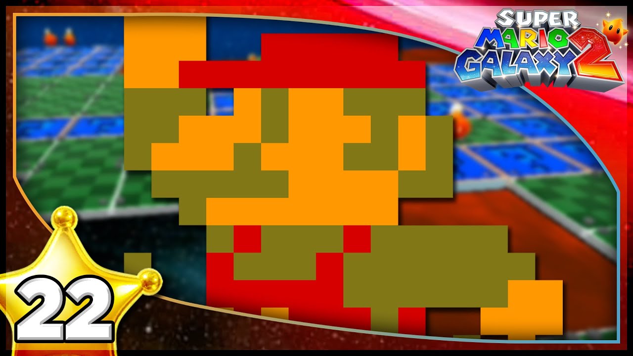 Mario Squared Galaxy! Super Mario Galaxy 2 Gameplay 100% Walkthrough ...