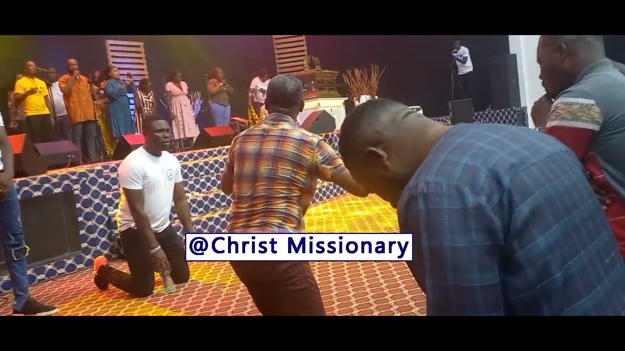 Massive revival at God is African movie premiere (part 2) - YouTube