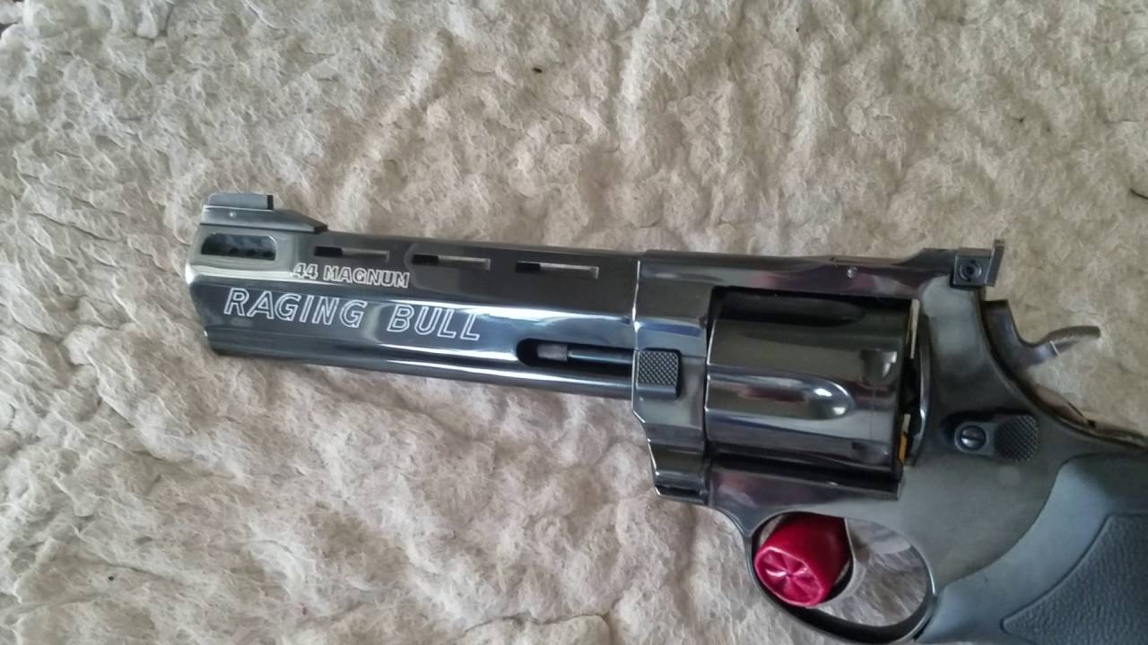 TAURUS M444 RAGING BULL 44MAG 6.5" - YouTube