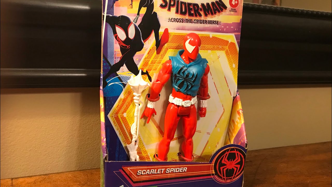 (NEW) Spider-Man across the spider-verse Scarlet Spider action figure ...