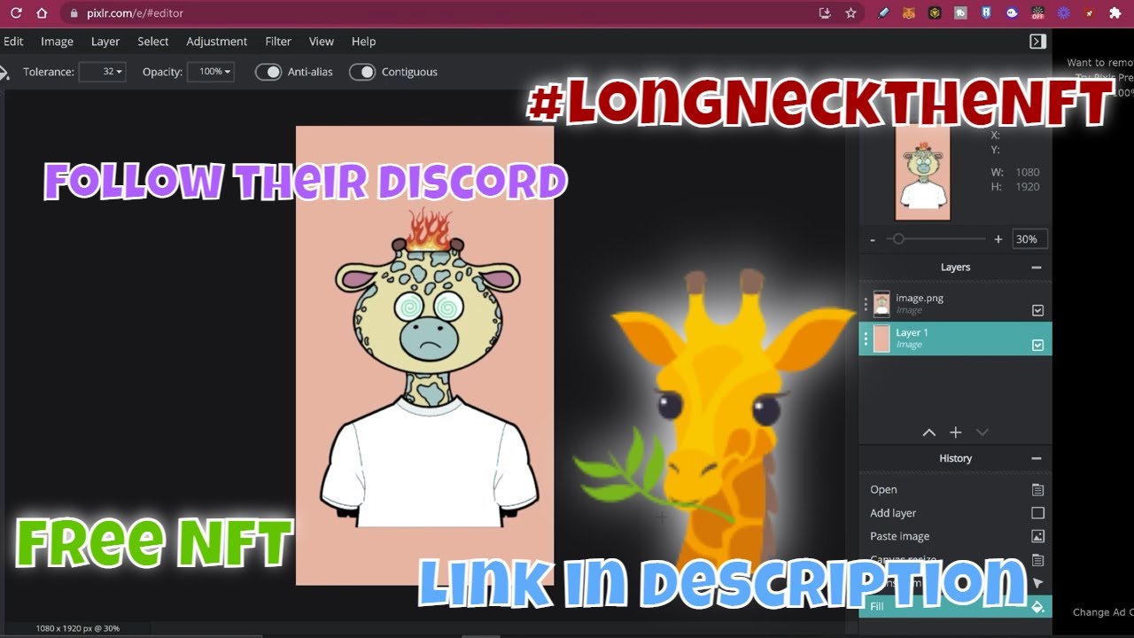 LongNeck the NFT - Competition Drawing - YouTube