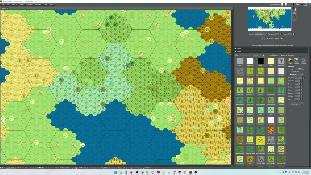 Scaling a Hex Map - YouTube