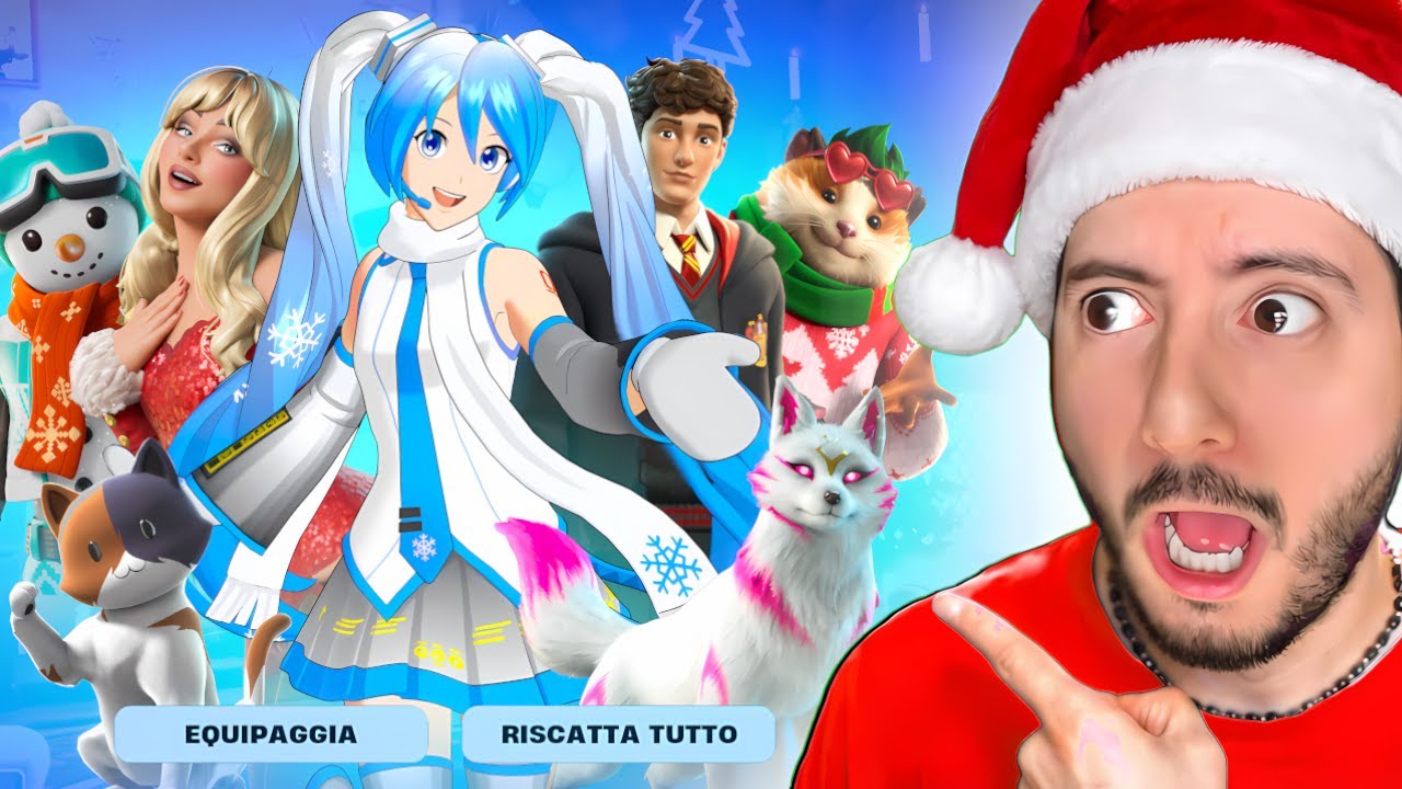MIKU NEVE E SKIN GRATIS NATALIZIE SU FORTNITE CAPITOLO 7! 😱 - YouTube