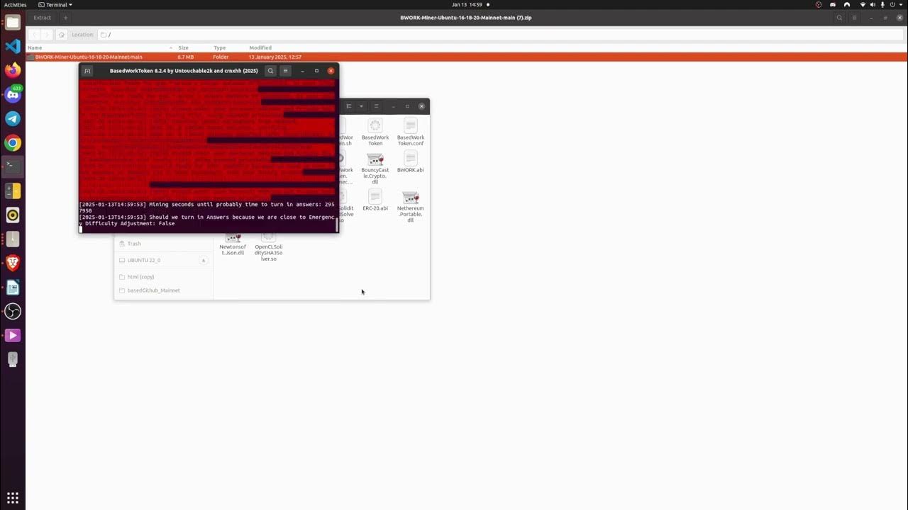 Ubuntu Based Work Token Mining - Base Blockchain - YouTube