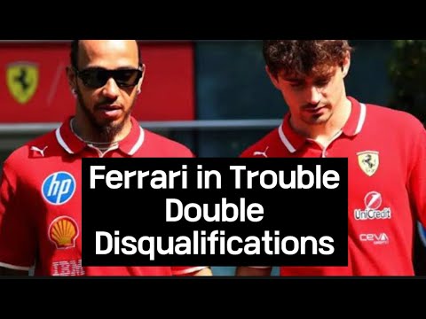 Double disqualification for Ferrari #f1 #formula1 - YouTube