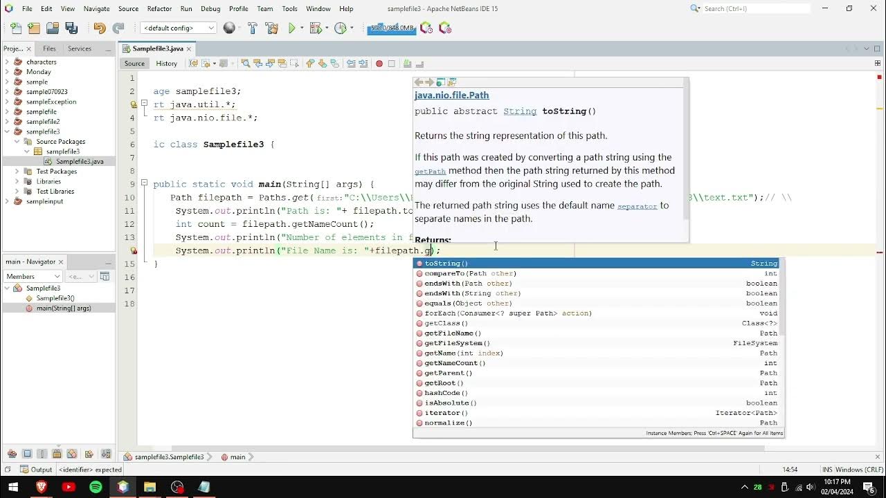 (TAGALOG) JAVA - Java files READ and WRITE a text file (comprog3SHS ...