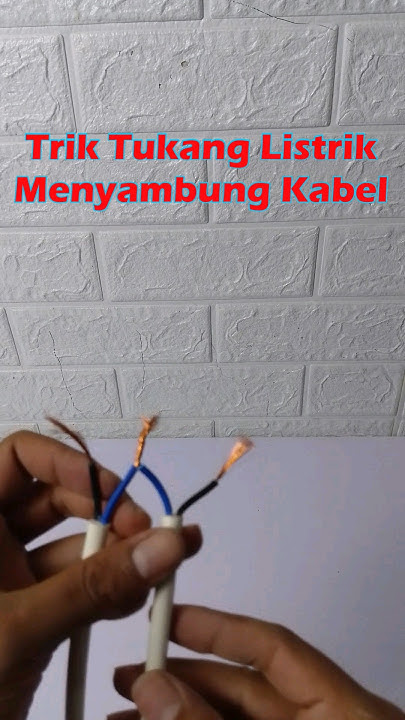 begini cara tukang listrik menyambung kabel agar kuat #trik #tukanglistrik #sambungkabel - YouTube