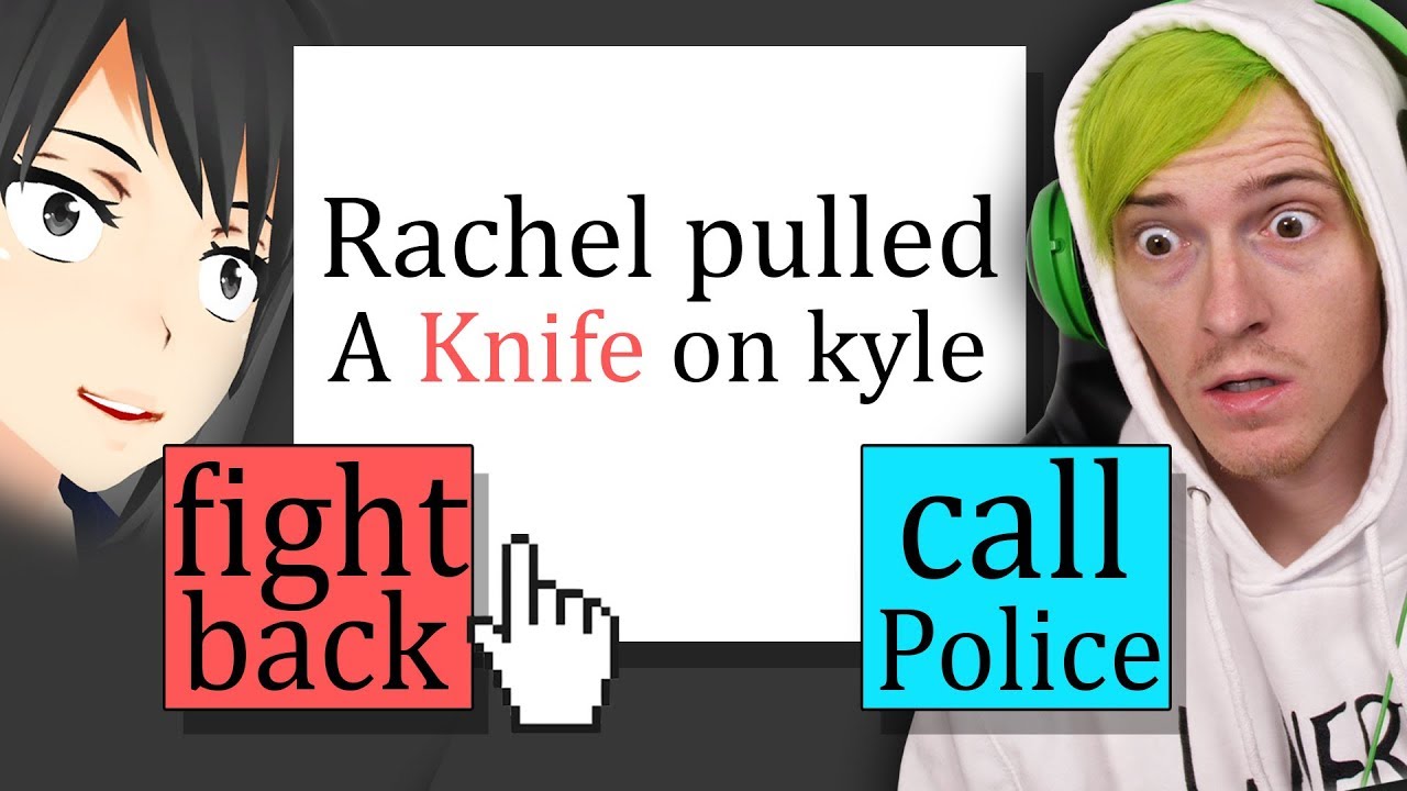 This game escalated so quickly! (She Pulled a Knife on Kyle) | Kyle is ...