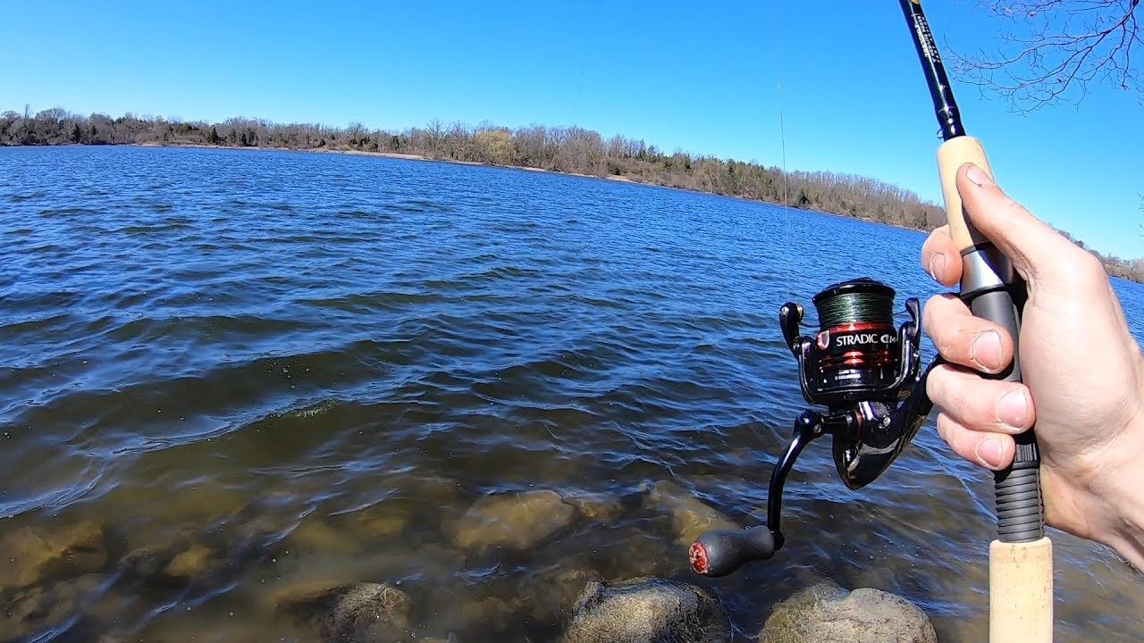 St Croix Medium Lite - Keitech Easy Shiner - YouTube