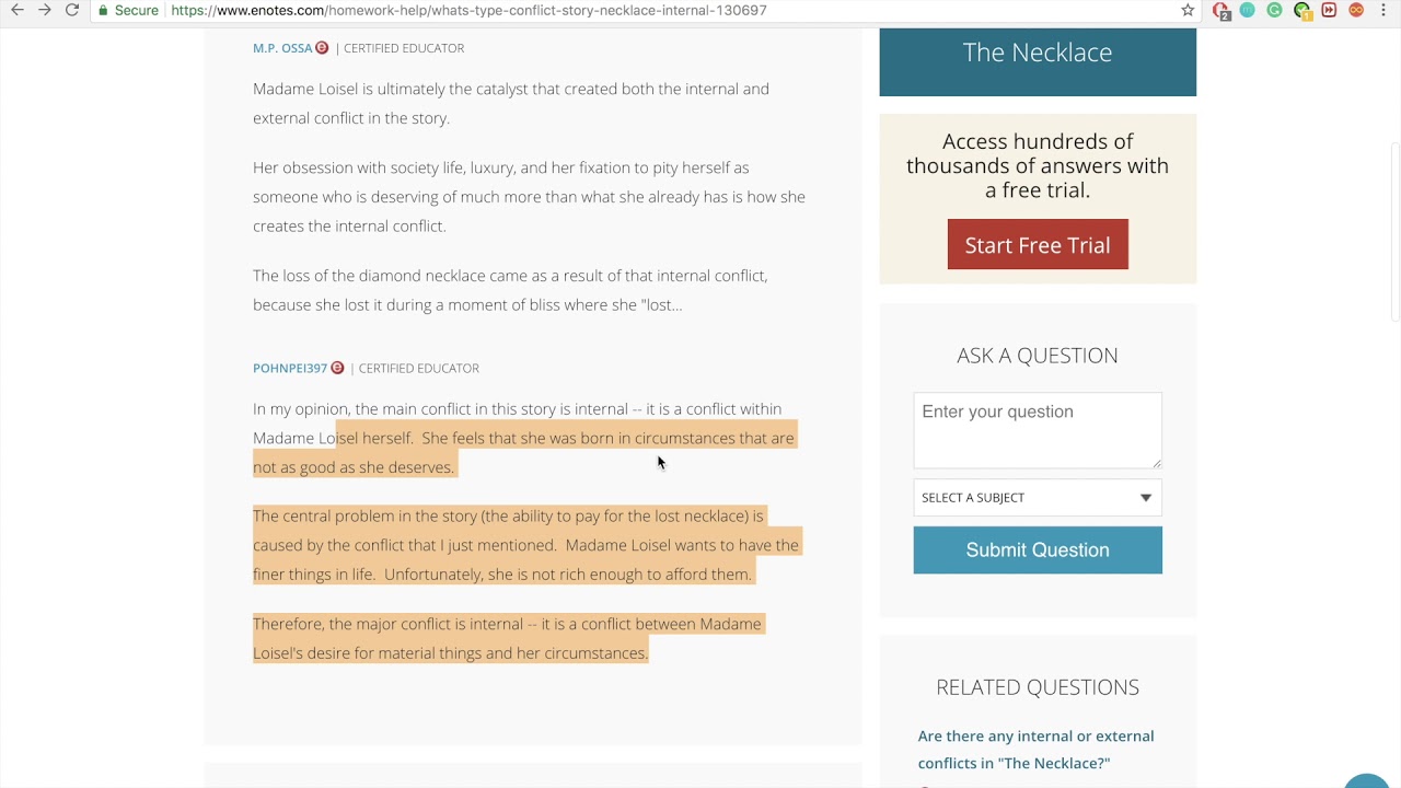 How to see hidden answers on enotes and similar websites - YouTube