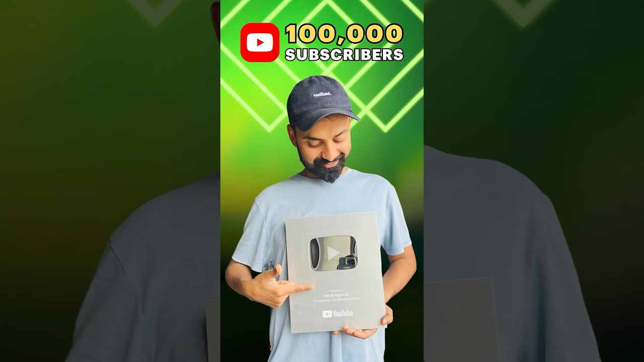 🎁 Silver Play Button Unboxing - #100k Special Award - YouTube