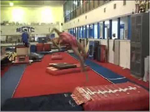 Standing Full using a Bungee Block and Pit Pillow - YouTube