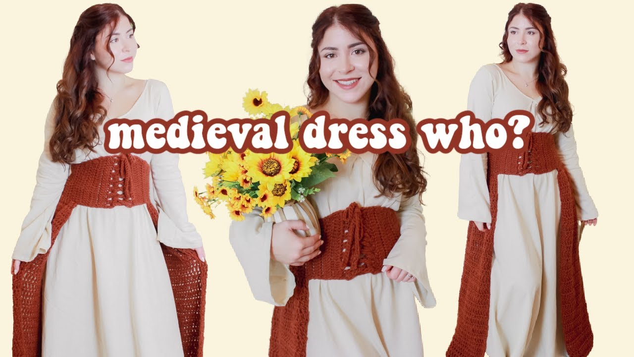 Can I CROCHET and SEW a medieval HALLOWEEN costume? - YouTube