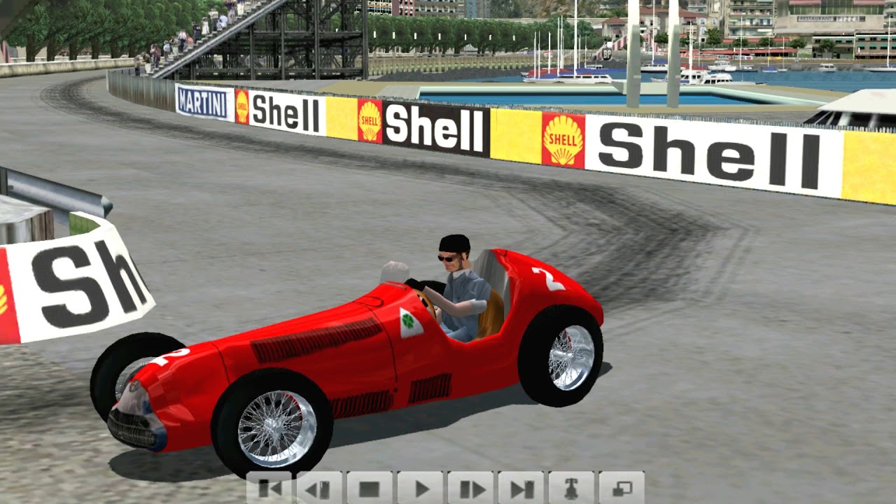 F1 Challenge VB - první rychlé kolo v Monaku (1950) - YouTube