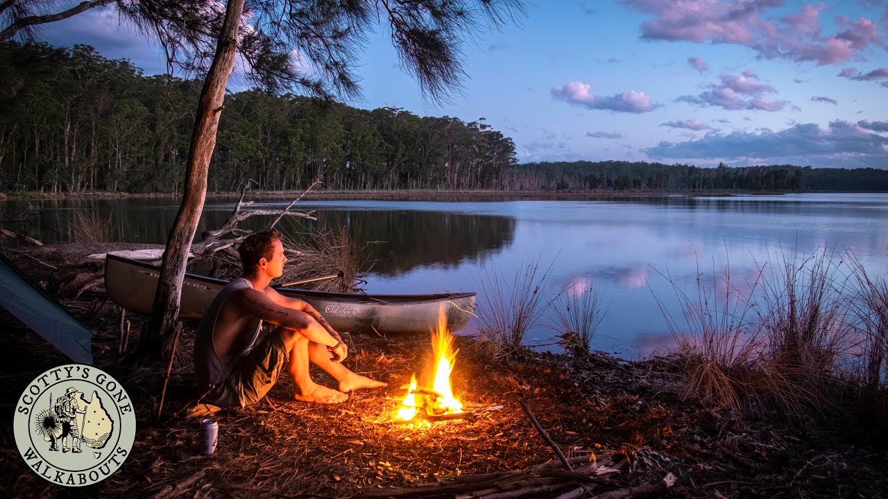 Aussie Wild Camping Canoe Trip - YouTube