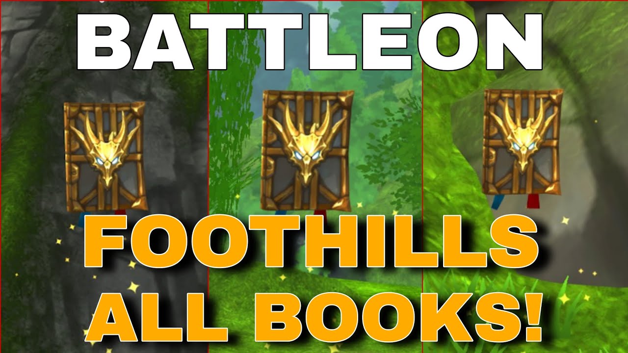 Battleon Foothills All Challenge Book (3) Location | Darkovian Morph ...