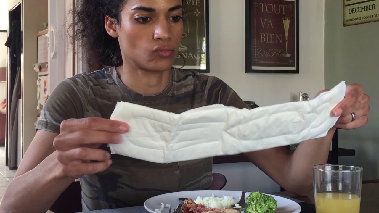 feminine napkins - YouTube