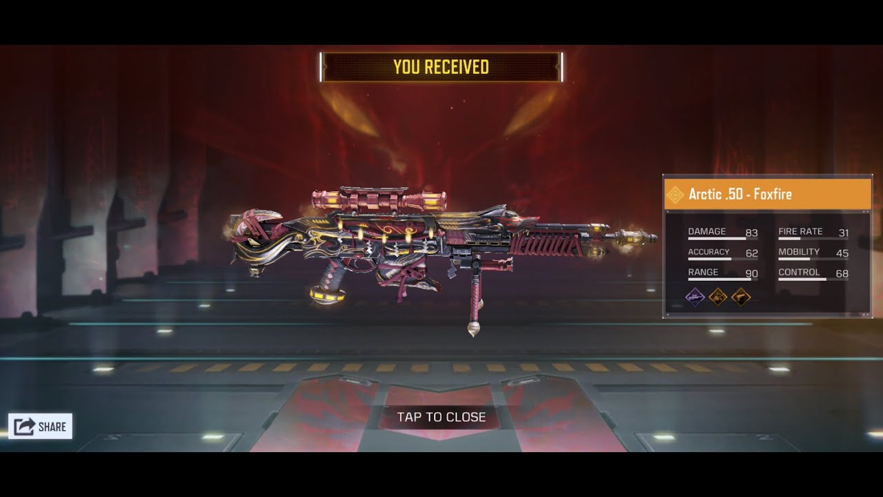 *NEW* INARI OKAMI DRAW OF LEGENDARY ARCTIC .50 - FOXFIRE 😍😍| CALL OF DUTY MOBILE - YouTube