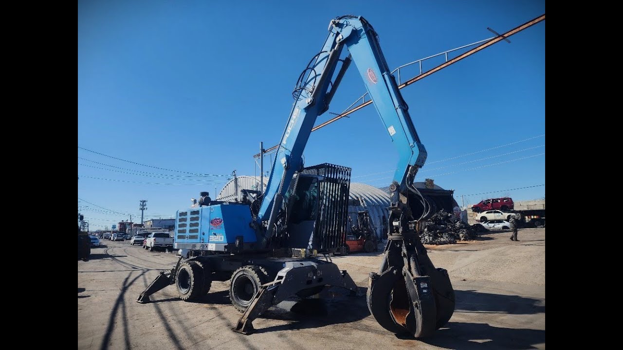 FUCHS MLH320 SCRAP HANDLER for Sale - Equipped w/Hydraulic Rotating 4 ...