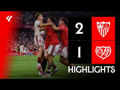 Sevilla FC vs Rayo Vallecano (2-1) LALIGA | Resumen