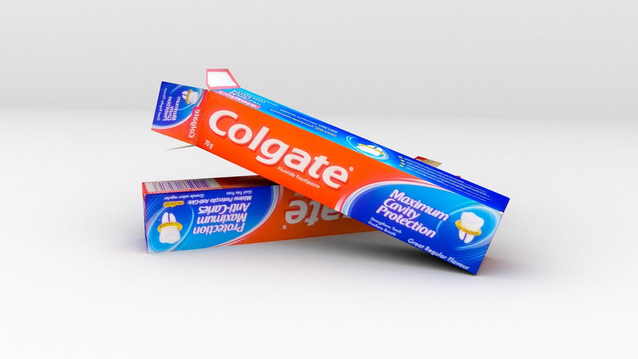 How to Make a Box of Colgate In Lightwave 3D - YouTube