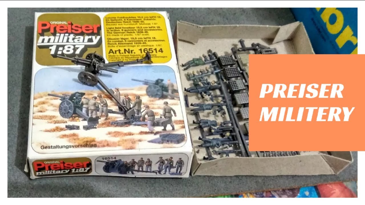 PREISER MILITARY 1:87 - YouTube