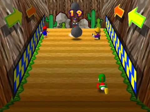 Mario Party 3 Netplay Minigame: Boulder Ball - YouTube