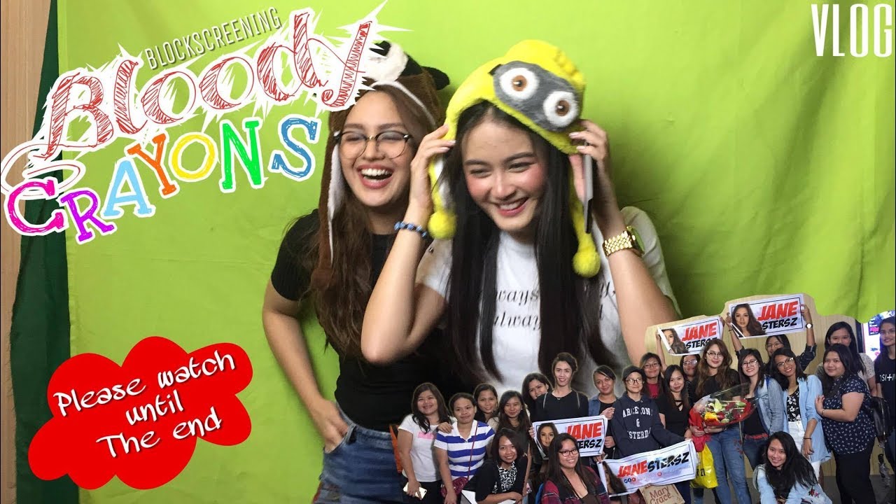 Bloody Crayons Block Screening with Jane Oineza - YouTube