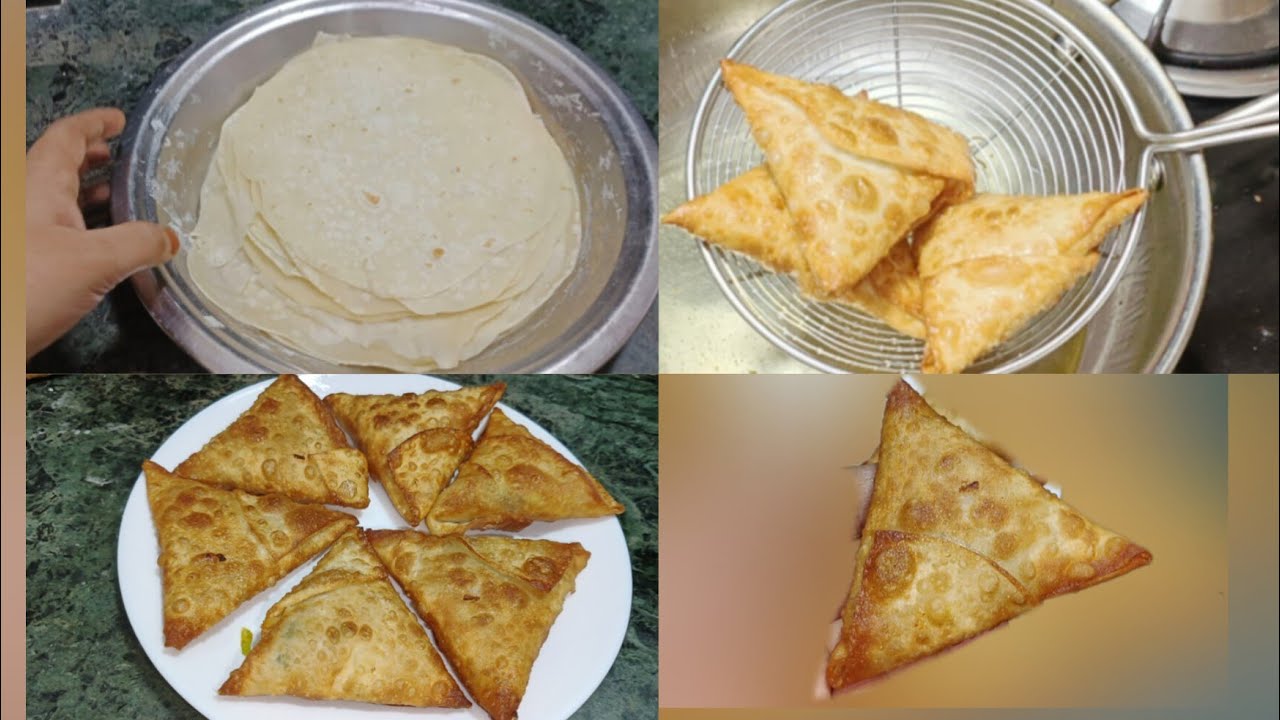 Hyderabadi Onion Samosa Recipe With Homemade Samosa Patti | Pyaz ke ...