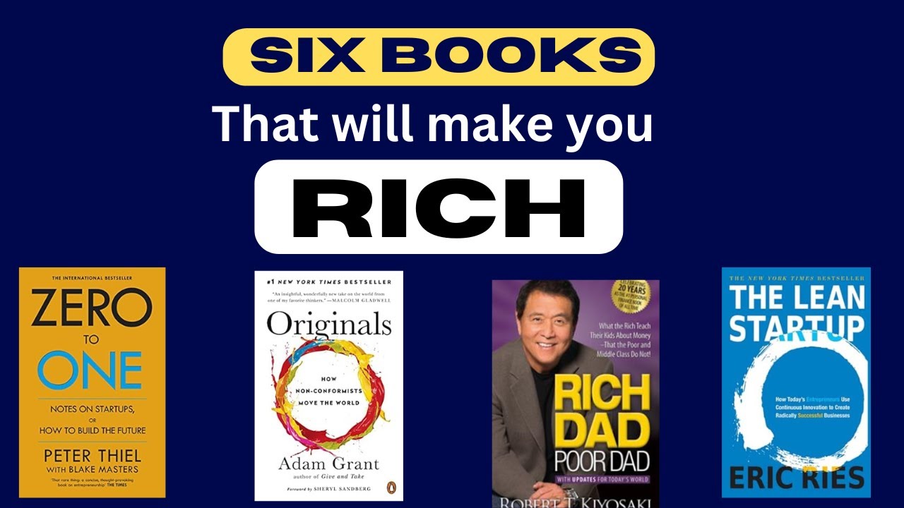 THESE SIX BOOKS WILL MAKE YOU RICH | #books #wealth #rich - YouTube
