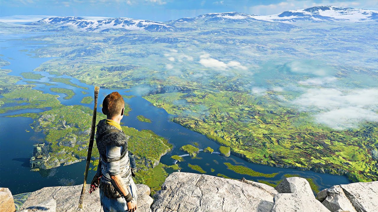 Climbing the Highest Peak in Asgard - God of War Ragnarok - YouTube